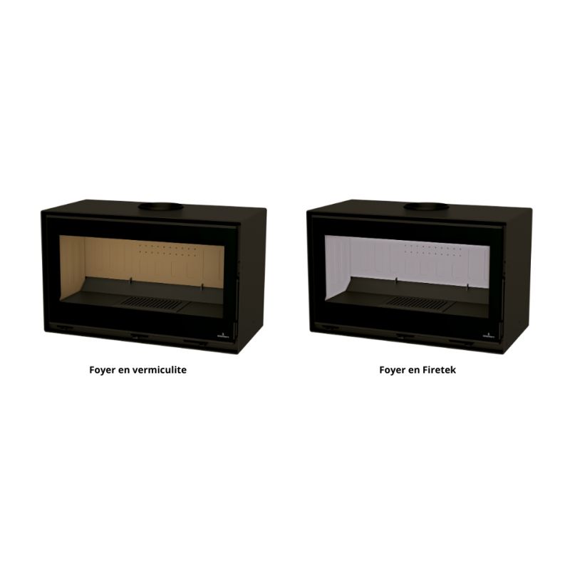Poêle à bois - BRONPI Cairo 90 Box 12 kW | Poele Discount
